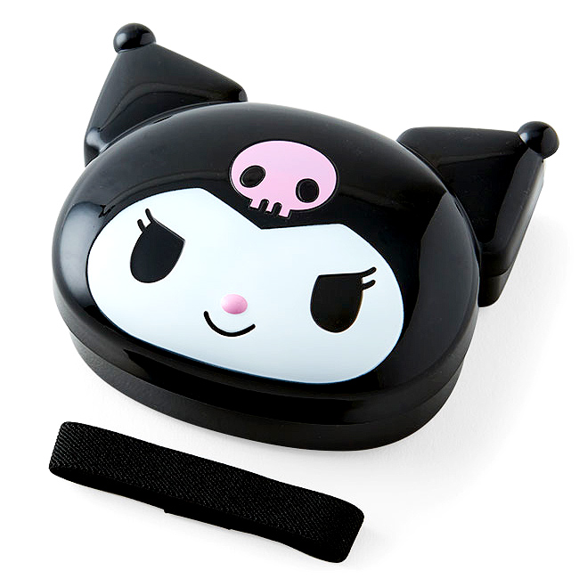Buy Sanrio Kuromi Face Die Cut Small Bento Box with Elastic Strap at ARTBOX