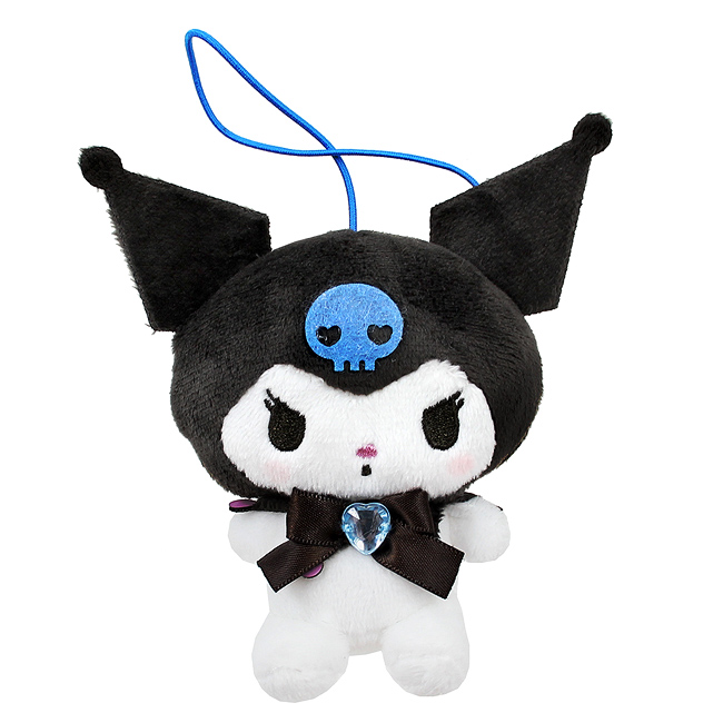 Buy Sanrio Kuromi Blue Bejewelled Heart Plush Mascot Charm at ARTBOX